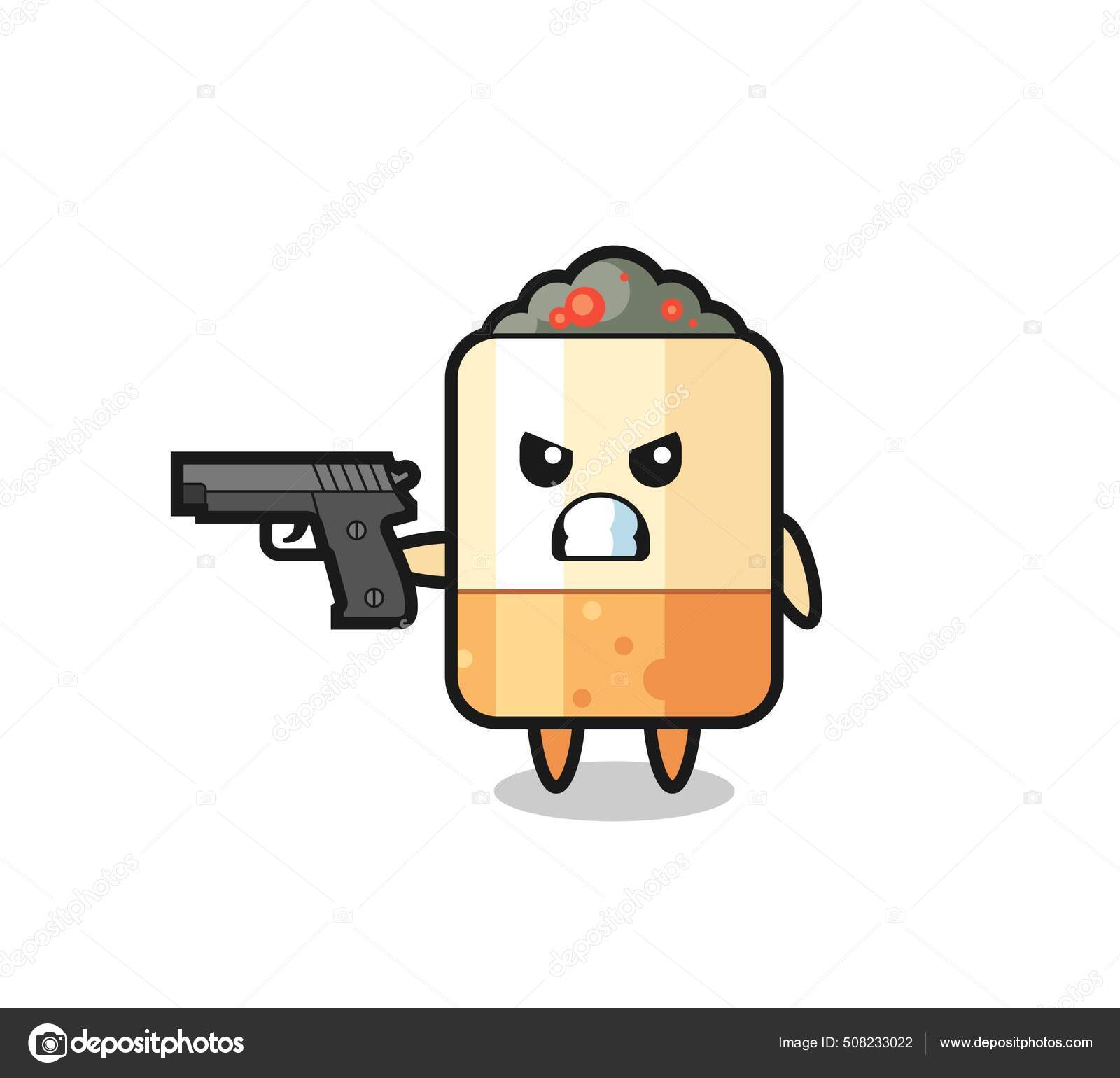 Cigarette And Gun Emoji