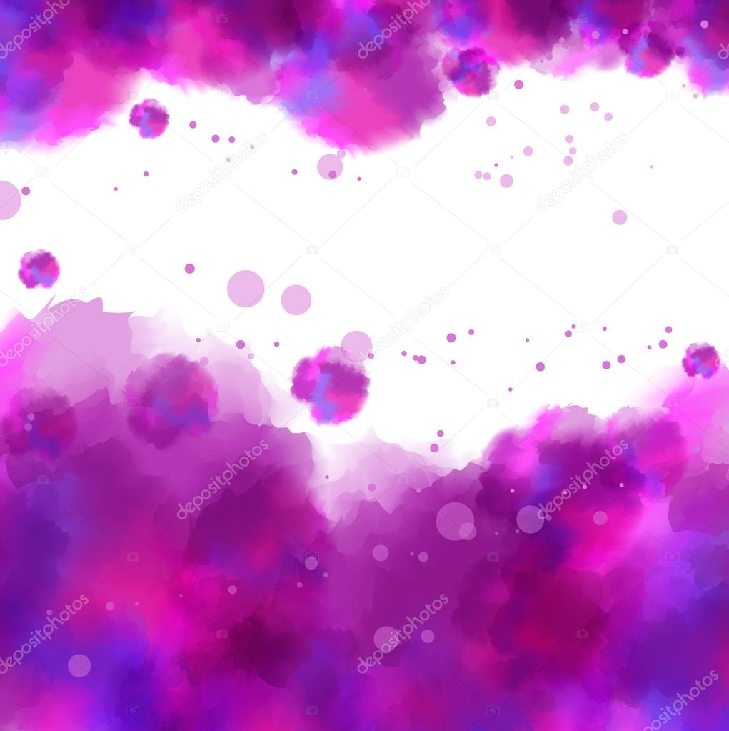 Vector watercolor background . Violet. Stock Vector Image by ©Vitmann ...