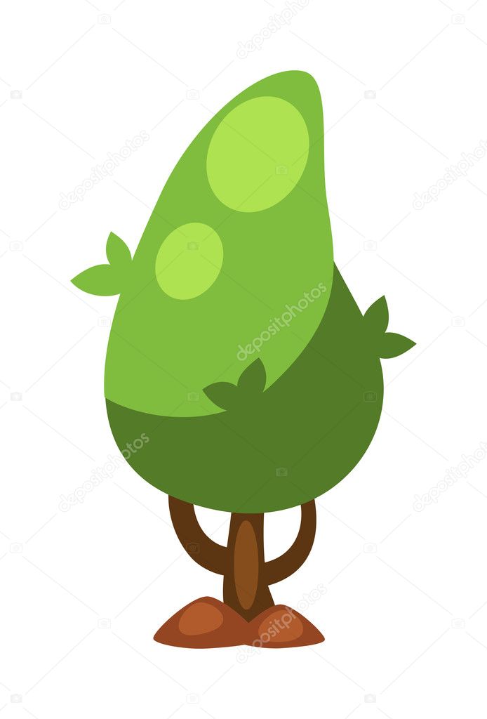 Garden tree vector Stock Vector by ©VectorShow 117931362