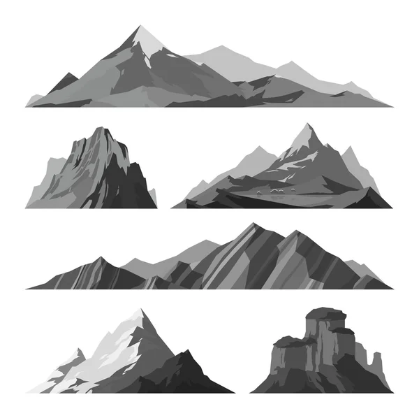 Mountain peak vector Vector Art Stock Images | Depositphotos