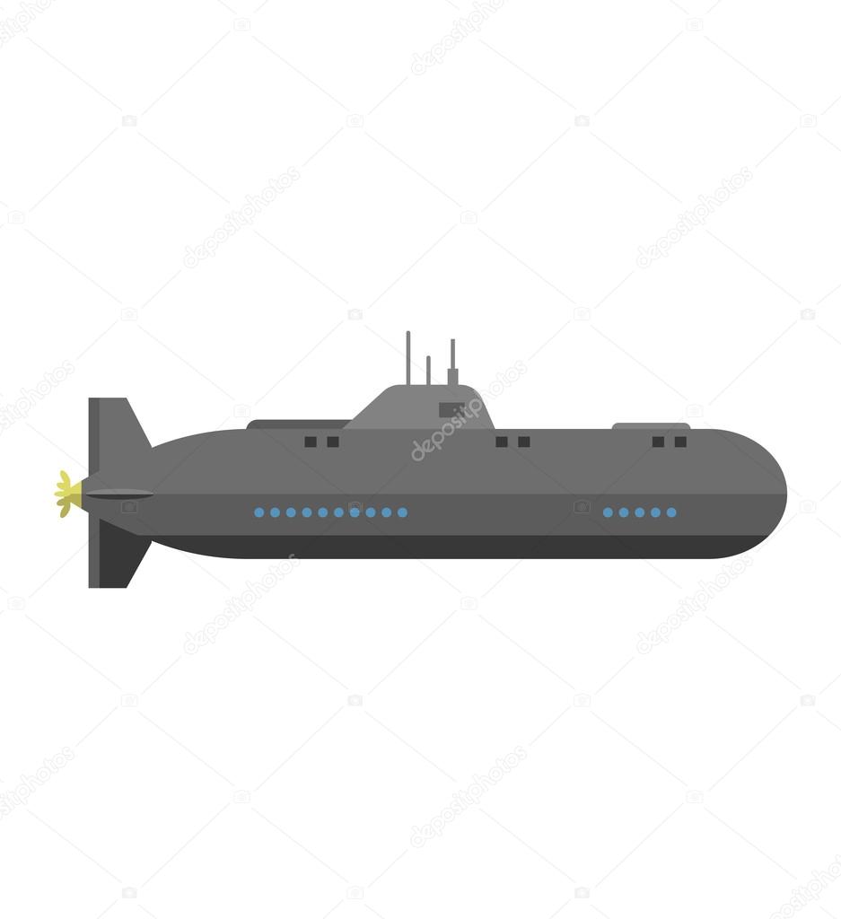 Isolated military submarine vector Stock Vector by ©VectorShow 121845416