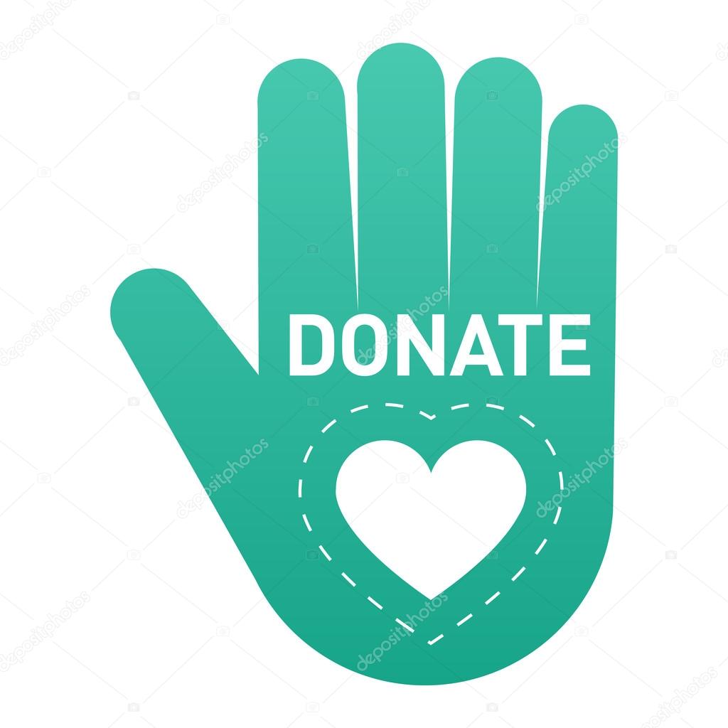 Donar icono de botón vector Vector de stock #123106160 de ©VectorShow