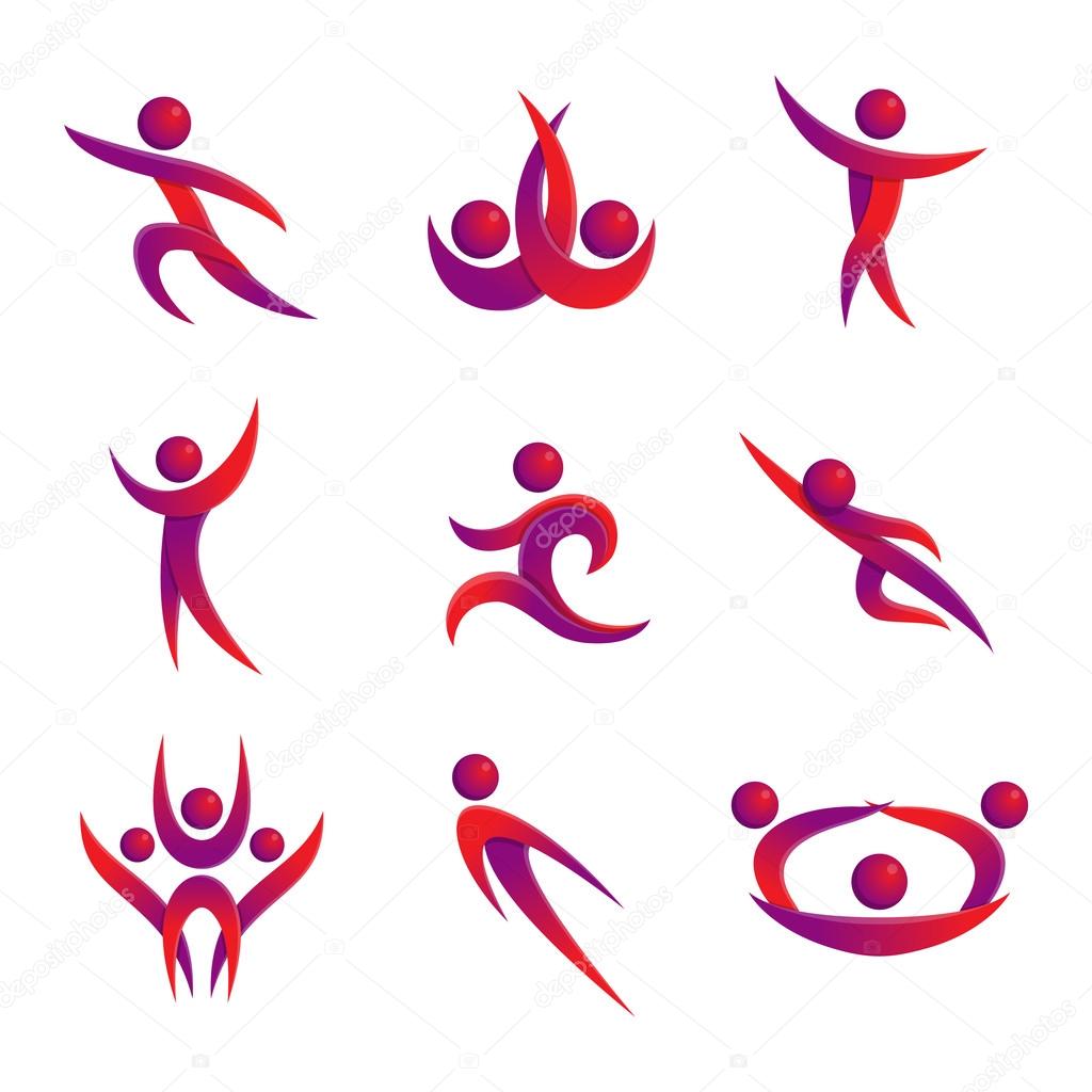 Abstract people silhouette icon Stock Vector by ©VectorShow 123432958 Abstract people silhouette icon Stock Vector by ©VectorShow 123432958