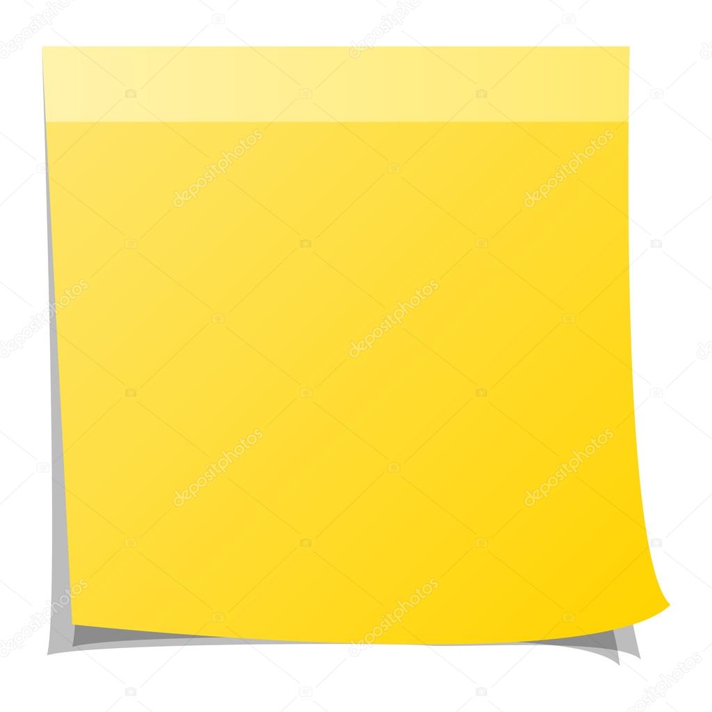 Sticker note paper vector illustration. Stock Vector by ©VectorShow ...