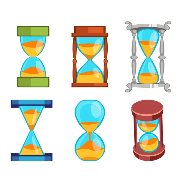 Sand clocks vector set Stock Vector Image by ©VectorShow #124897584