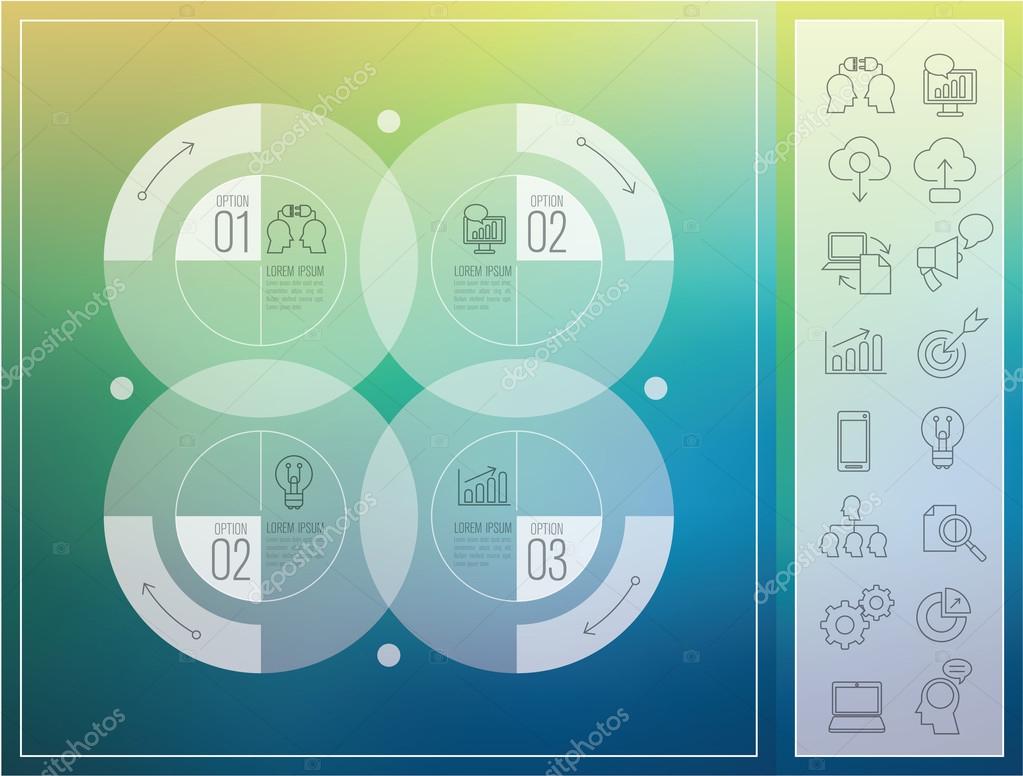 Infographics design template Stock Vector by ©tara.siri 122784596