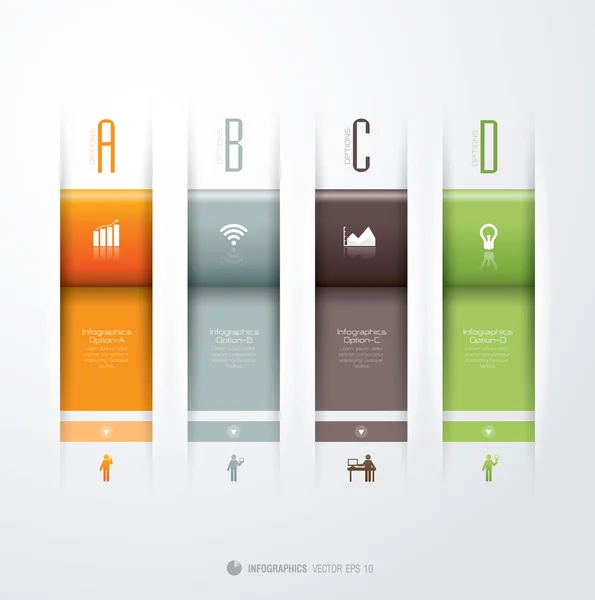 Infographics with letters template Stock Vector by ©tara.siri #122790286