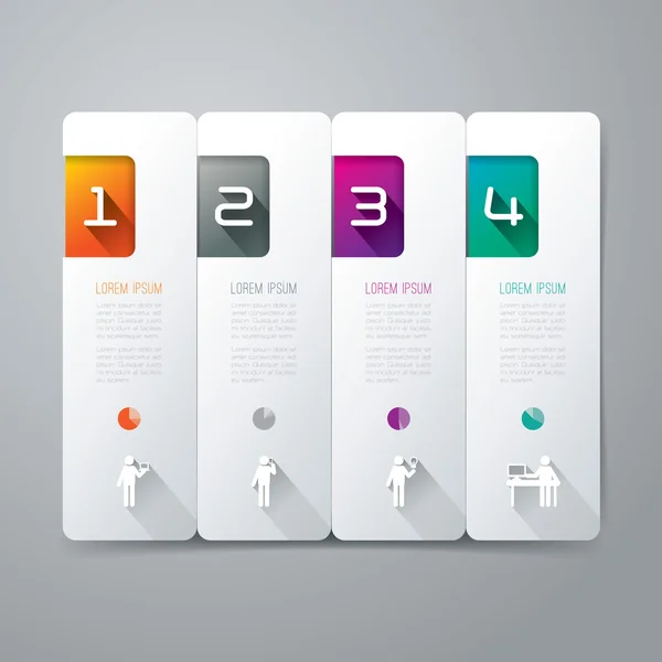 Infographics with letters template Stock Vector by ©tara.siri #122790286