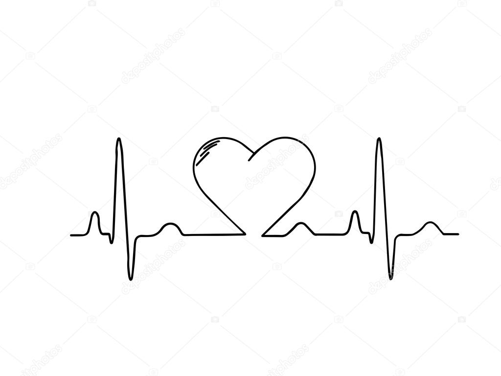 Bar Graph Clipart Black And White Heart