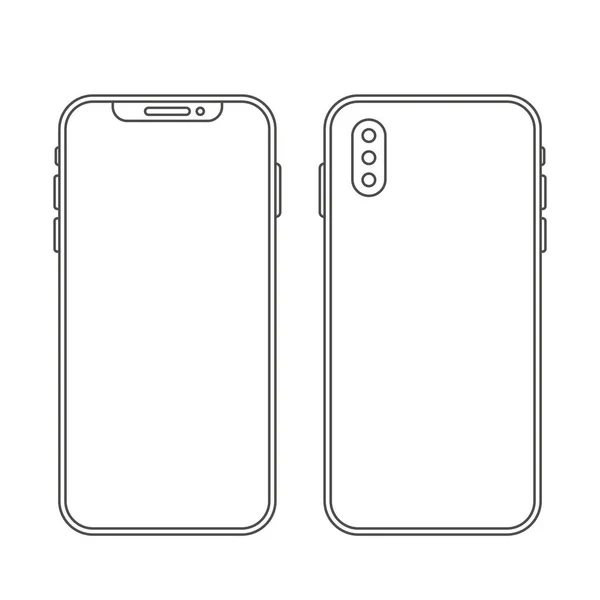 Iphone Outline Vector