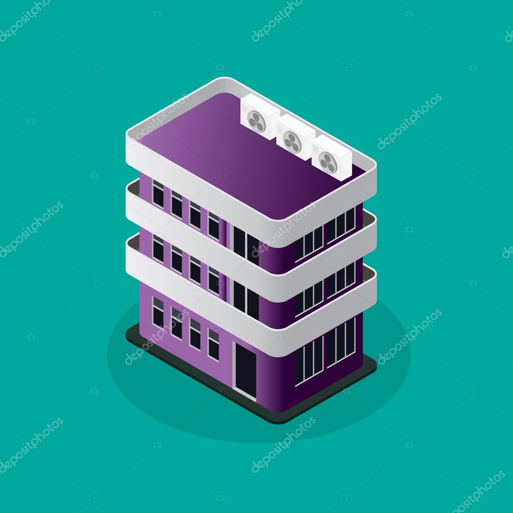 Modern architecture vector. Stock Vector by ©pattarasin 115468604