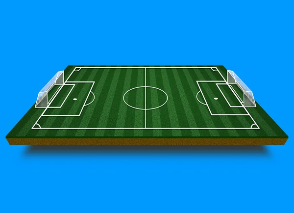 Cartoon Football Field Side View