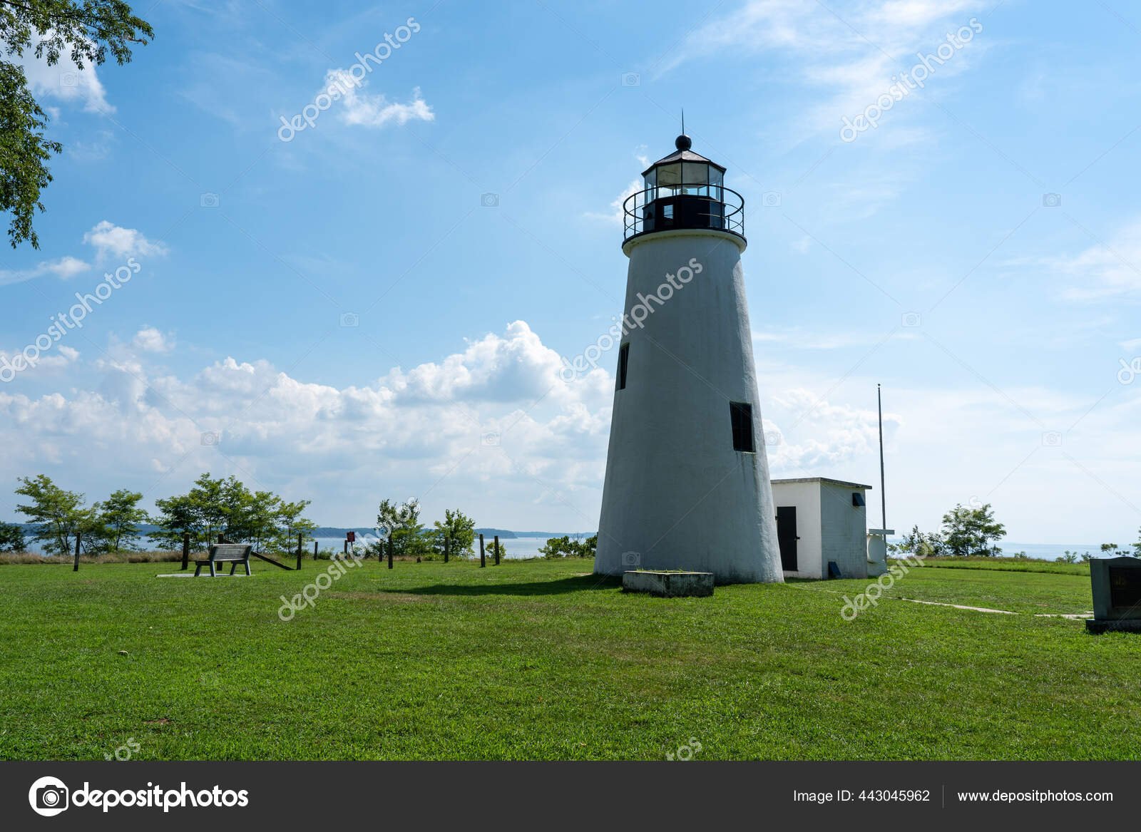 Turkey Point Lighthouse Elk Neck State Park Chesapeake Bay — Stock ...