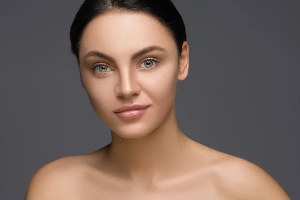 Fringe Fashion Model Girl With Trendy Hairstyle Haircut Stylish