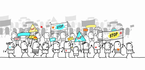 12,013,994 People marching stand Vector Images | Depositphotos