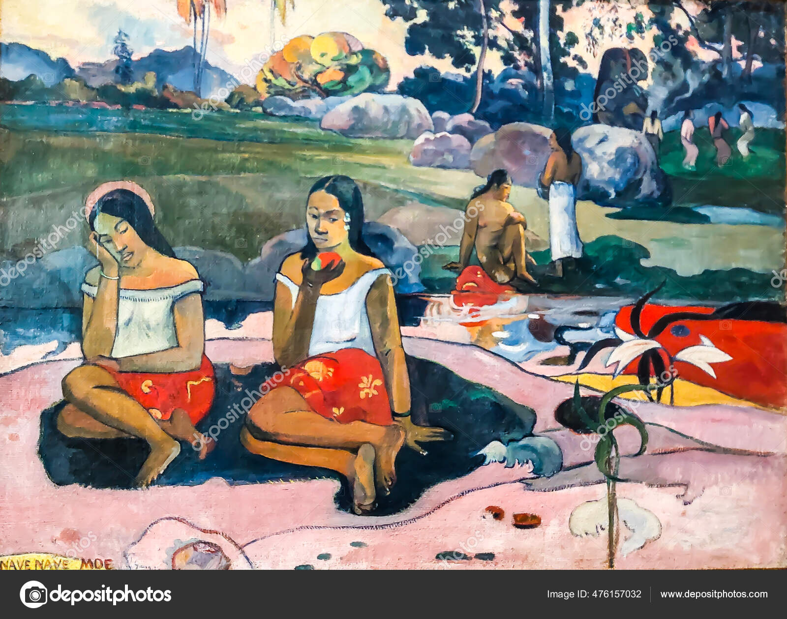 Nave Nave Moe Sacred Spring Sweet Dreams Paul Gauguin State — Foto ...