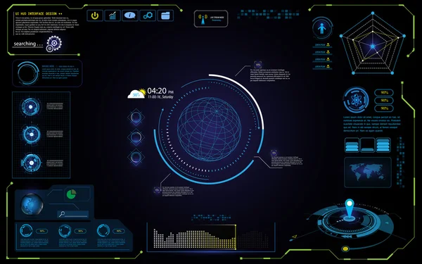 Design of hud interface Stock Vector Image by ©pixtumz@hotmail.com #155088284