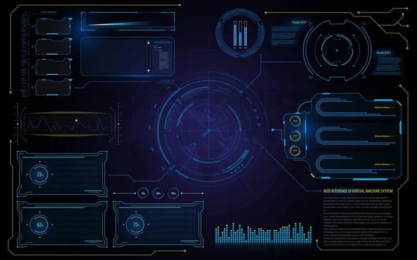 Hud ui interface screen Stock Vector Image by ©pixtumz@hotmail.com #155088620