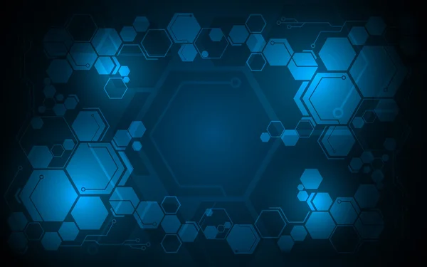 Hexagon pattern hi tech background Stock Vector Image by ©pixtumz ...