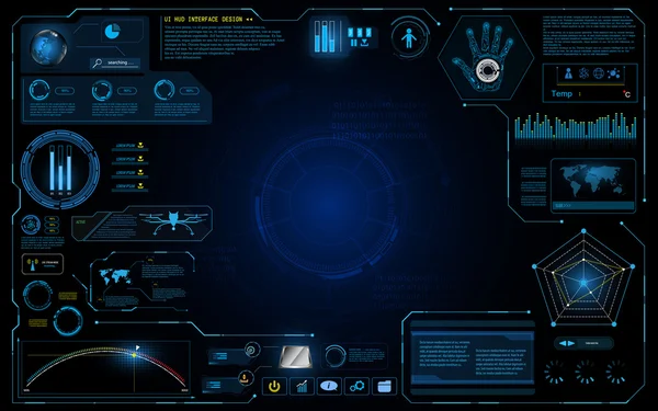 Hud ui interface screen Stock Vector Image by ©pixtumz@hotmail.com #155088620