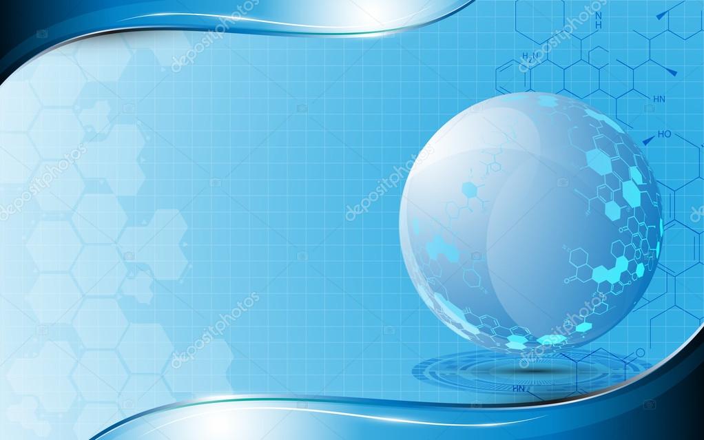 Blue globe ball science technology Stock Vector Image by ©pixtumz ...