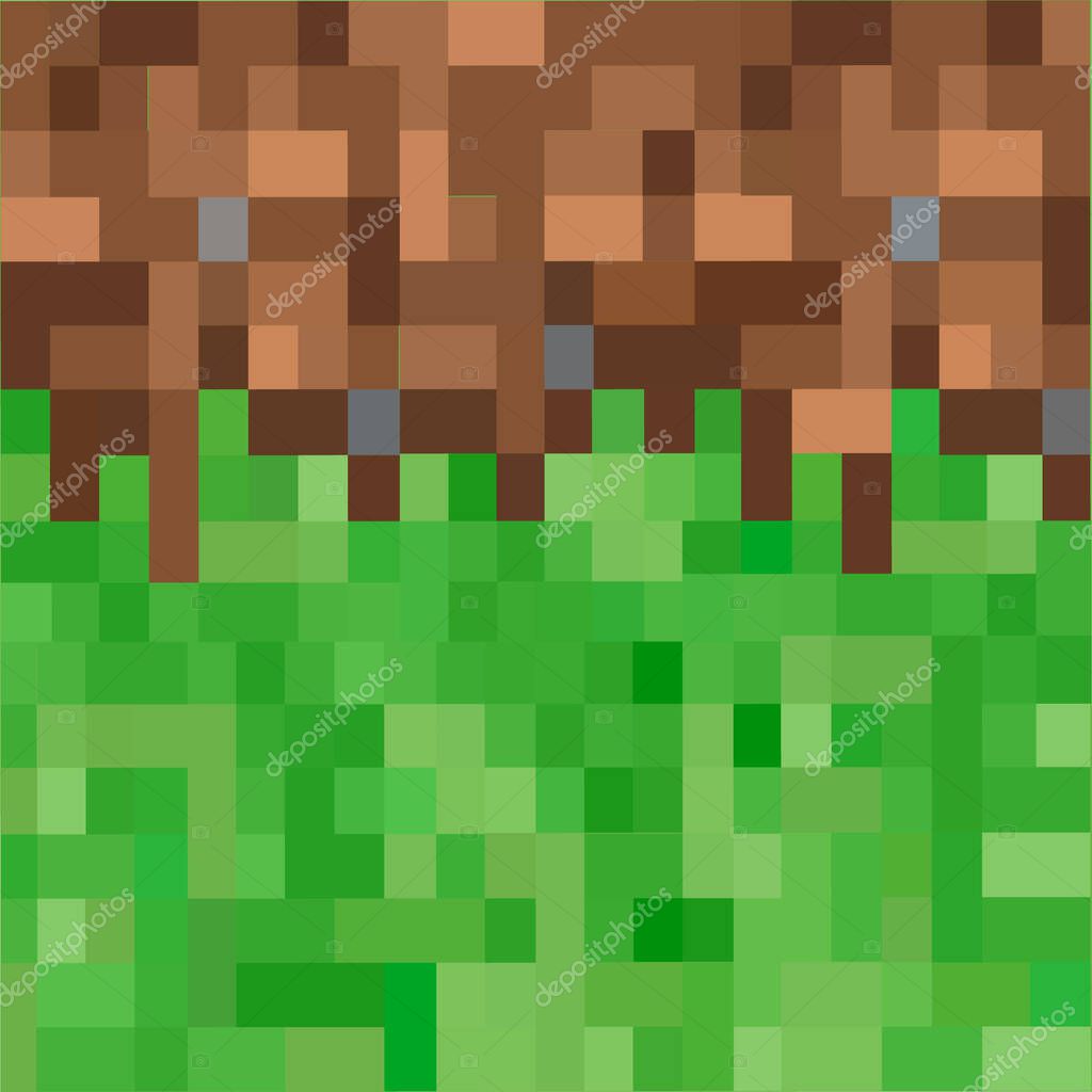 Fondo de píxeles. El concepto de fondo de los juegos. Concepto ...