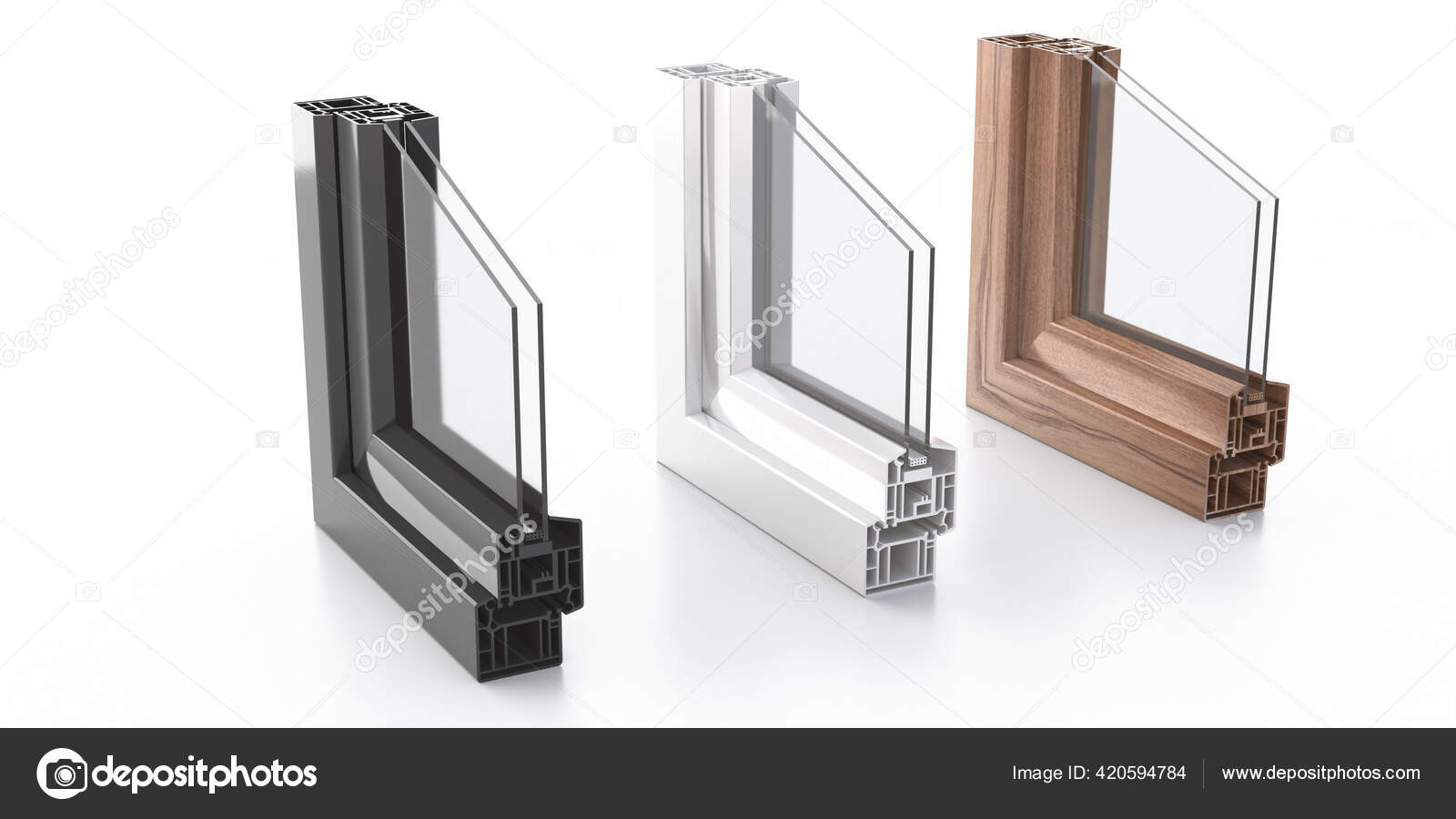 Aluminium Window Section Details
