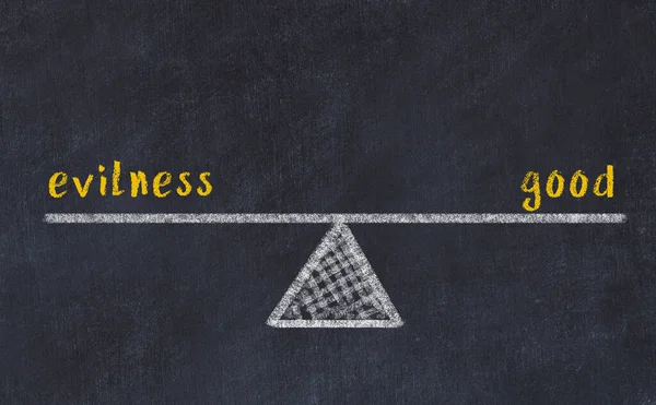 Good evil scale concept Stock Photos, Royalty Free Good evil scale ...