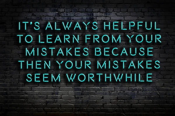 Learn From Your Mistakes Quotes