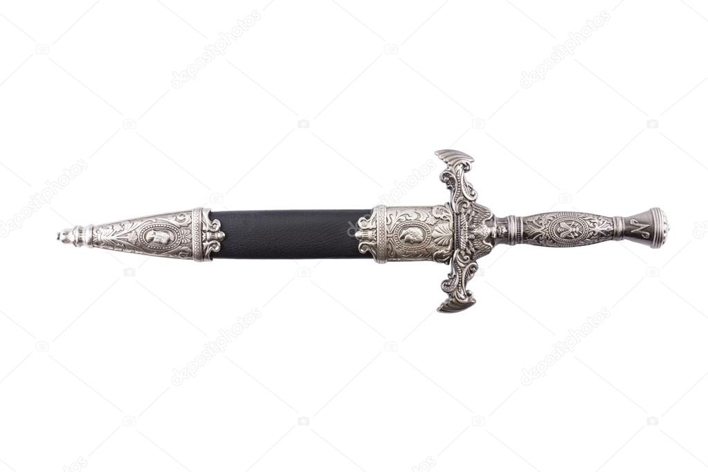 Roman military dagger on white background Stock Photo by ©JmaxStudio ...