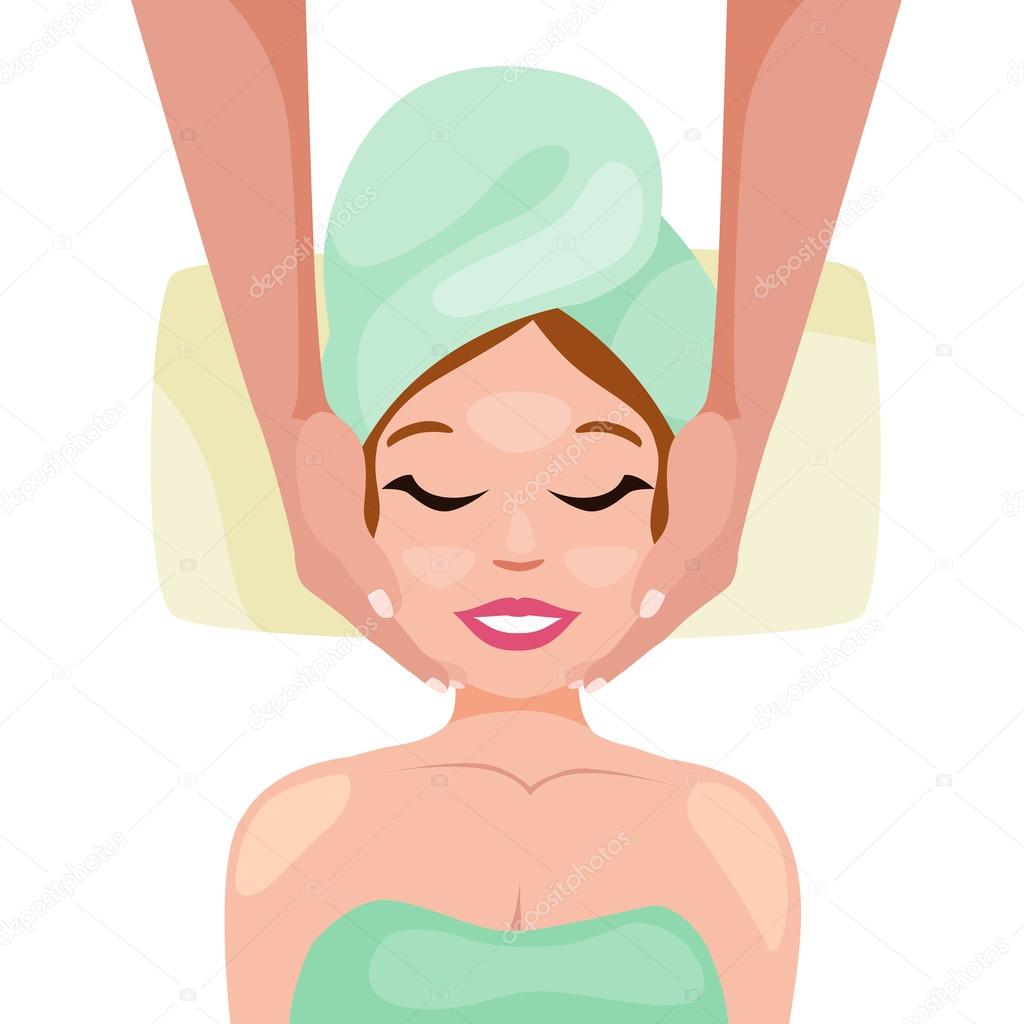 Spa Facial Clip Art