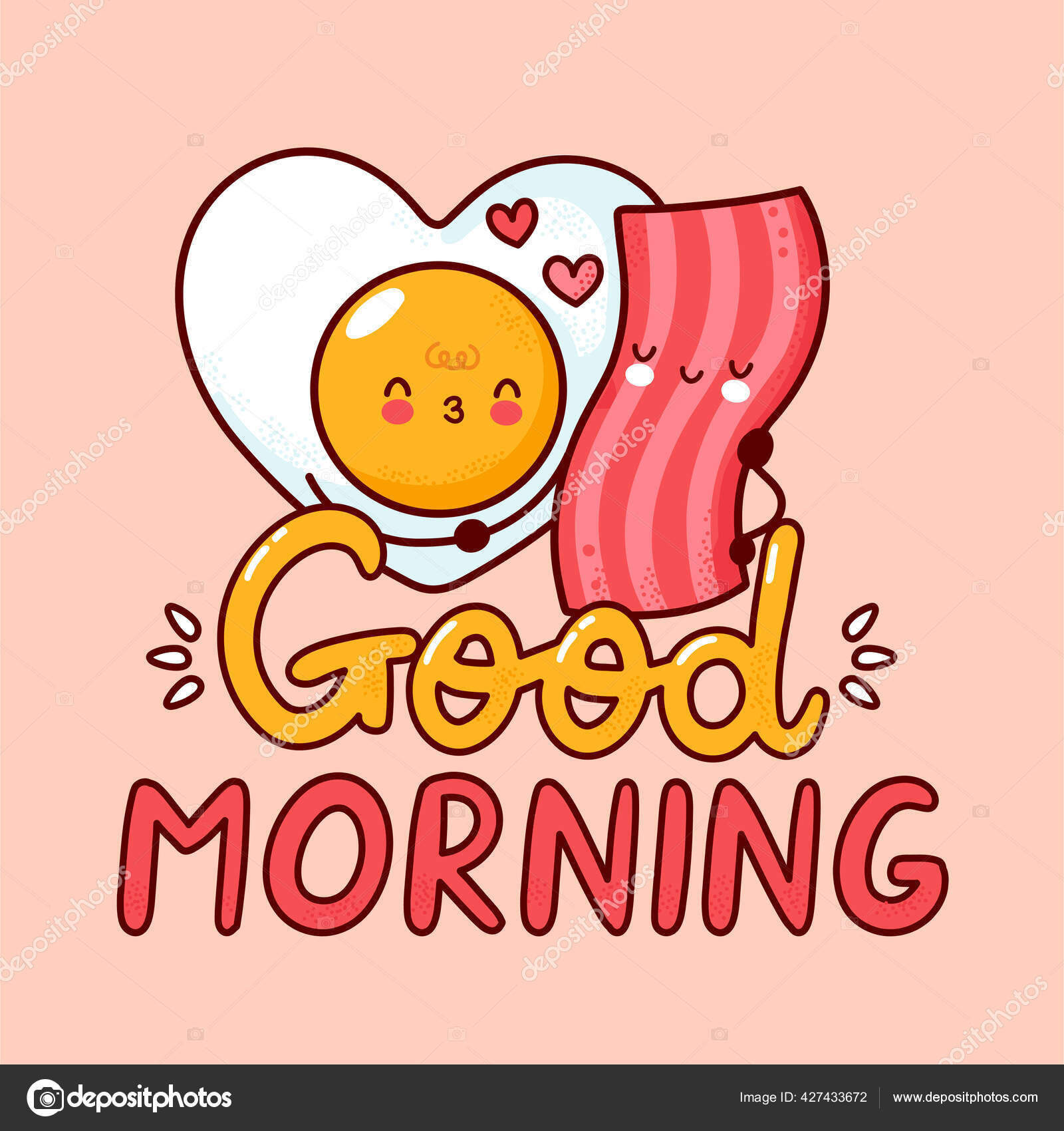 Cute Bacon Background