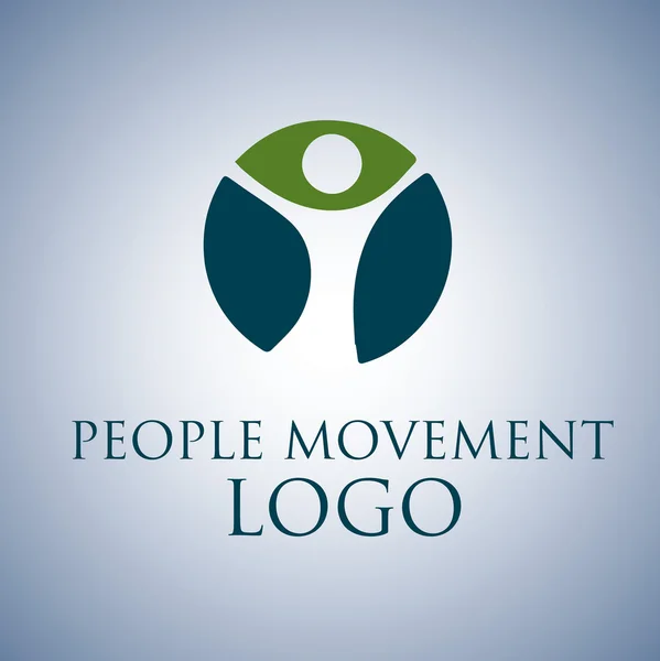 Abstract human figures Vector logo template Stock Vector Image by ...