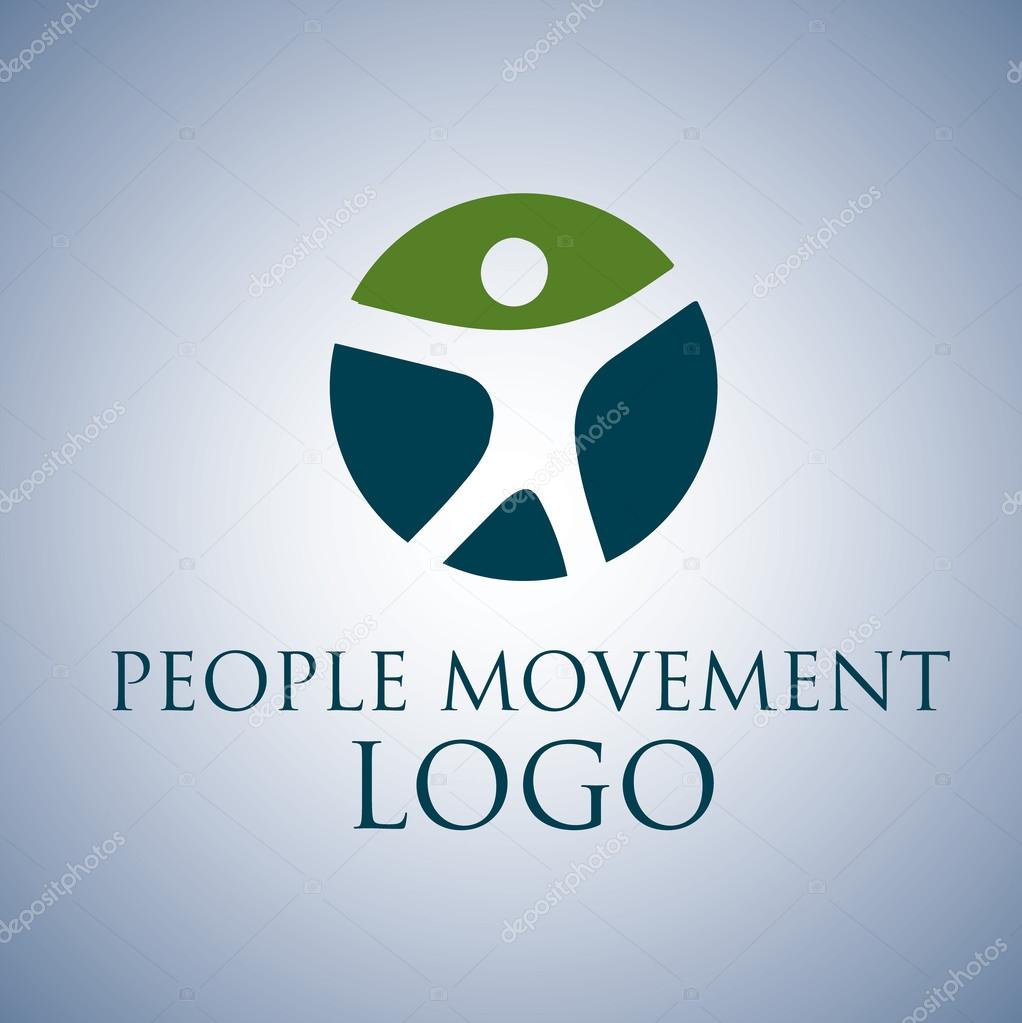 People movement logo Stock Vector by ©inspiredrive 118330174