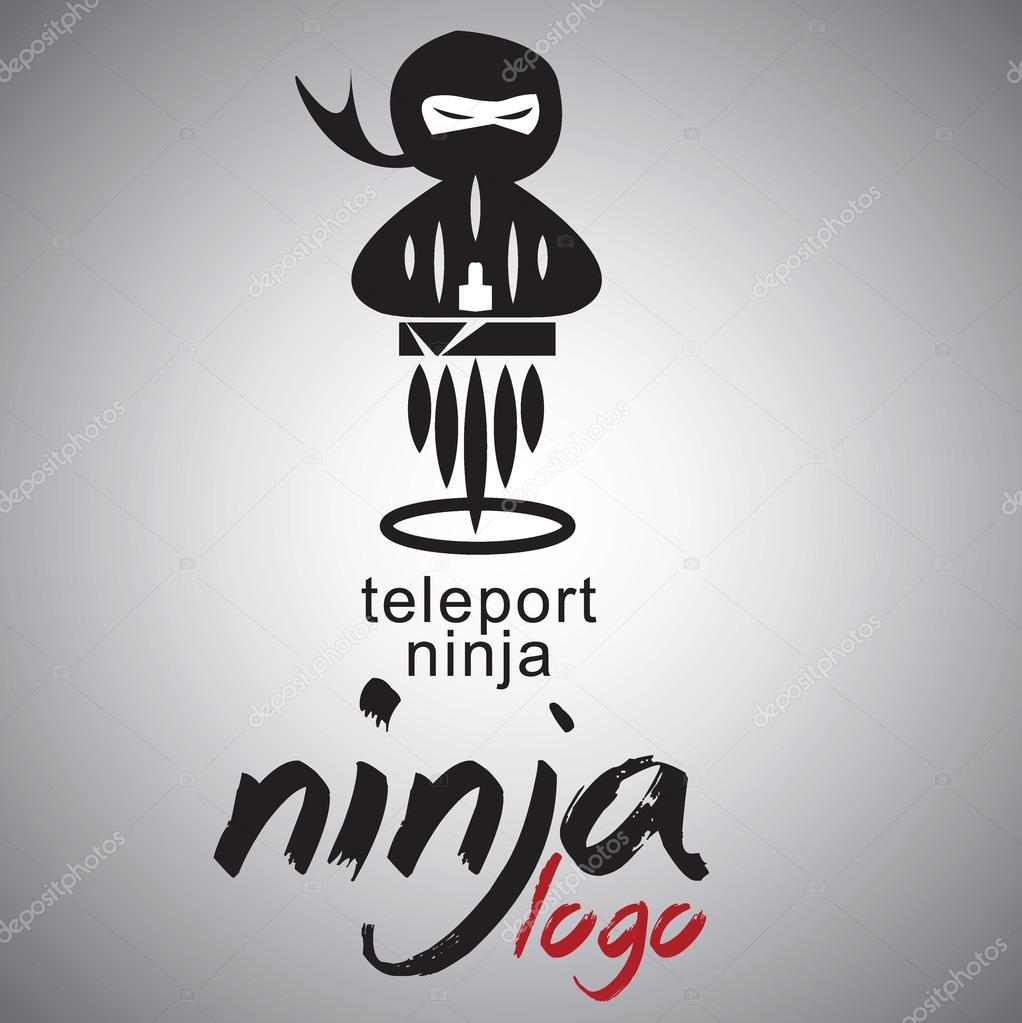 Ninja logo design Stock Vector Image by ©inspiredrive #118331974
