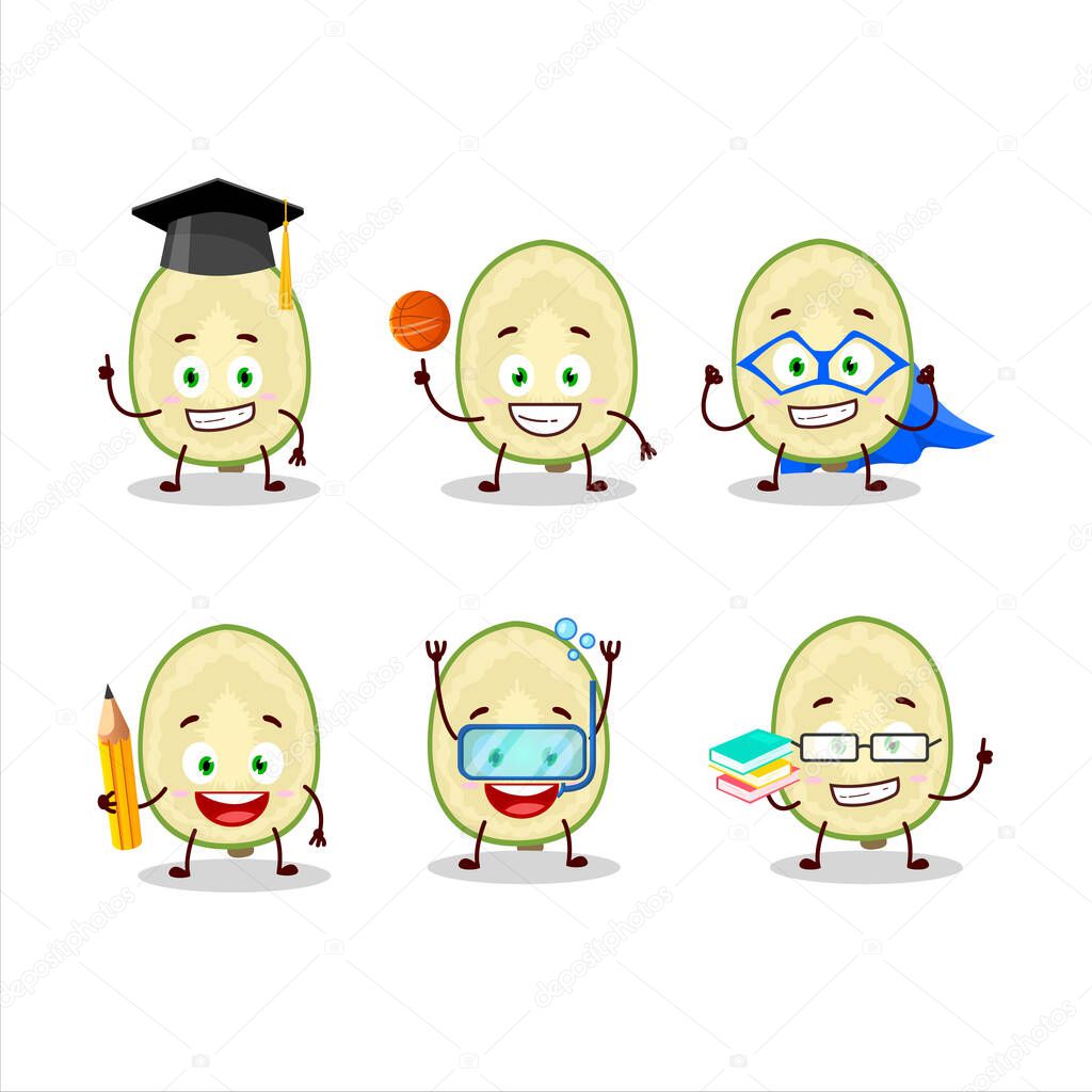 Estudiante de escuela de rebanada de personaje de dibujos animados ... Estudiante de escuela de rebanada de personaje de dibujos animados ...