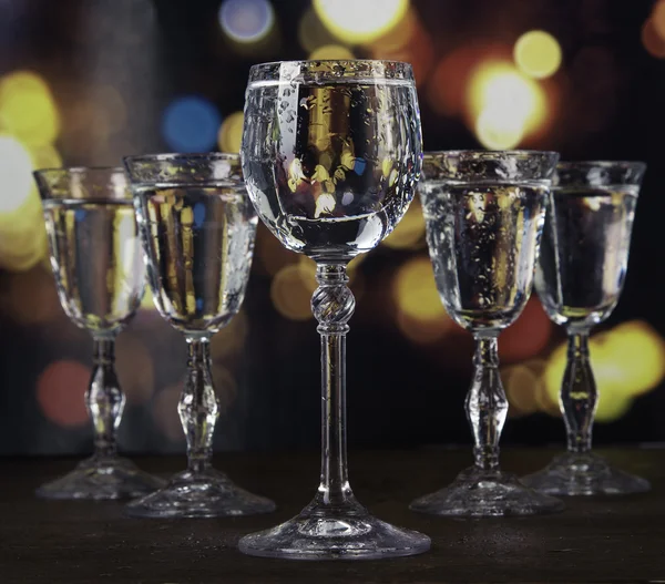 Alcohol glass set with background — Stock Photo © M_Studio #123253200