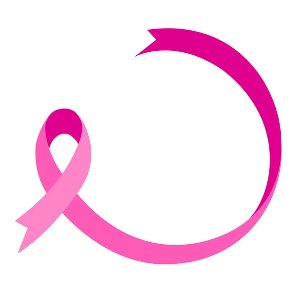 Pink Ribbon Symbol Breast Cancer Awareness Month Campaign Icon Design Stock Vector by ©wowow ...