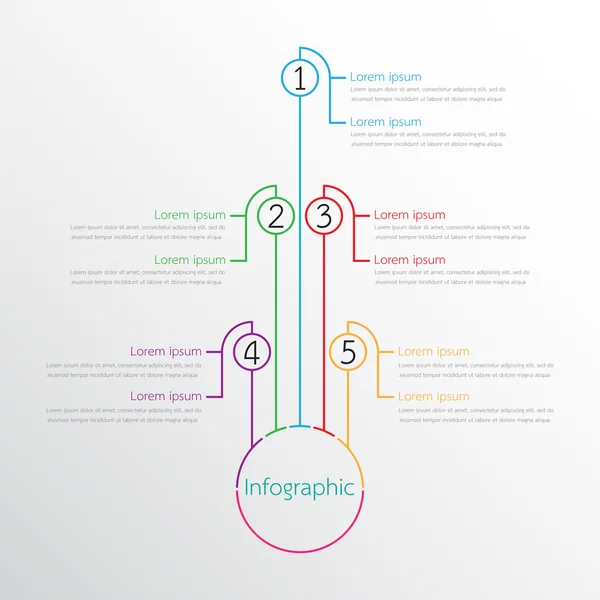 Vector infographic templates for detailed reports from the various ...