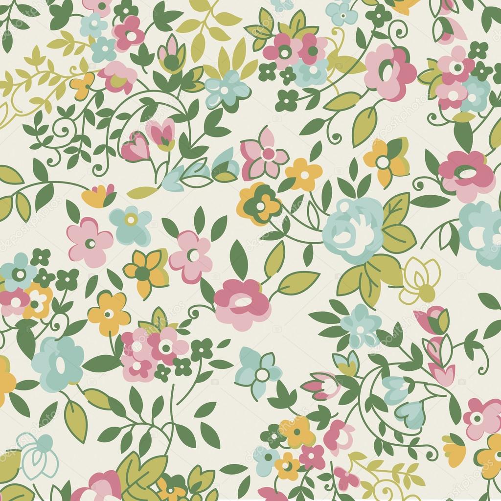 Delicate floral pattern Stock Vector Image by ©cake.cate #120592718