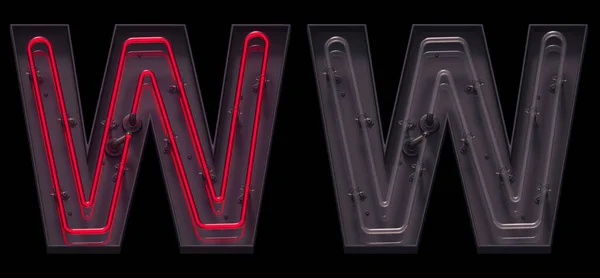 Neon Letter Background Stock Photo by ©vrender 516637084