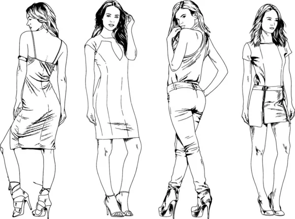 Grafika wektorowa 선형 패션, 선형 패션 obrazy wektorowe | Depositphotos