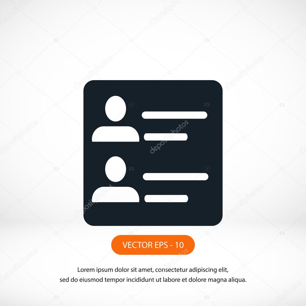 Men icon vector — Stock Photo © Bestvector #122739578