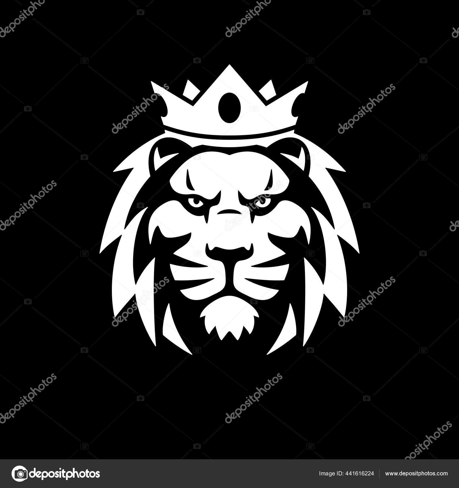 Logotipo Kepala Singa Raja Singa Logo Kartun Gambar Gratis Di