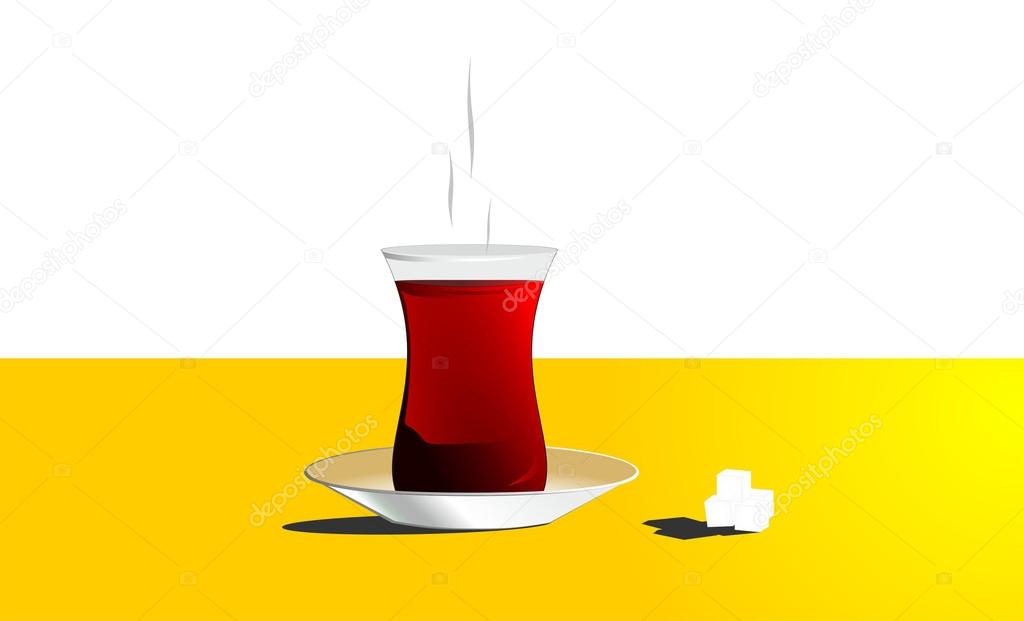 Armudu glass illustration Stock Vector Image by ©KananSH #123802268