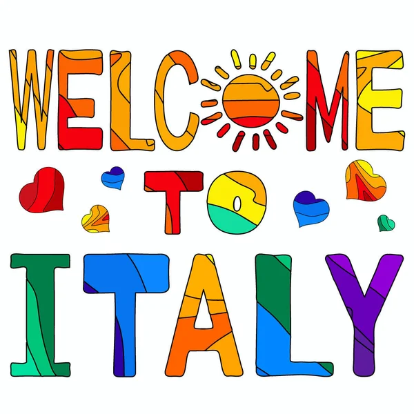 Welcome In Italian