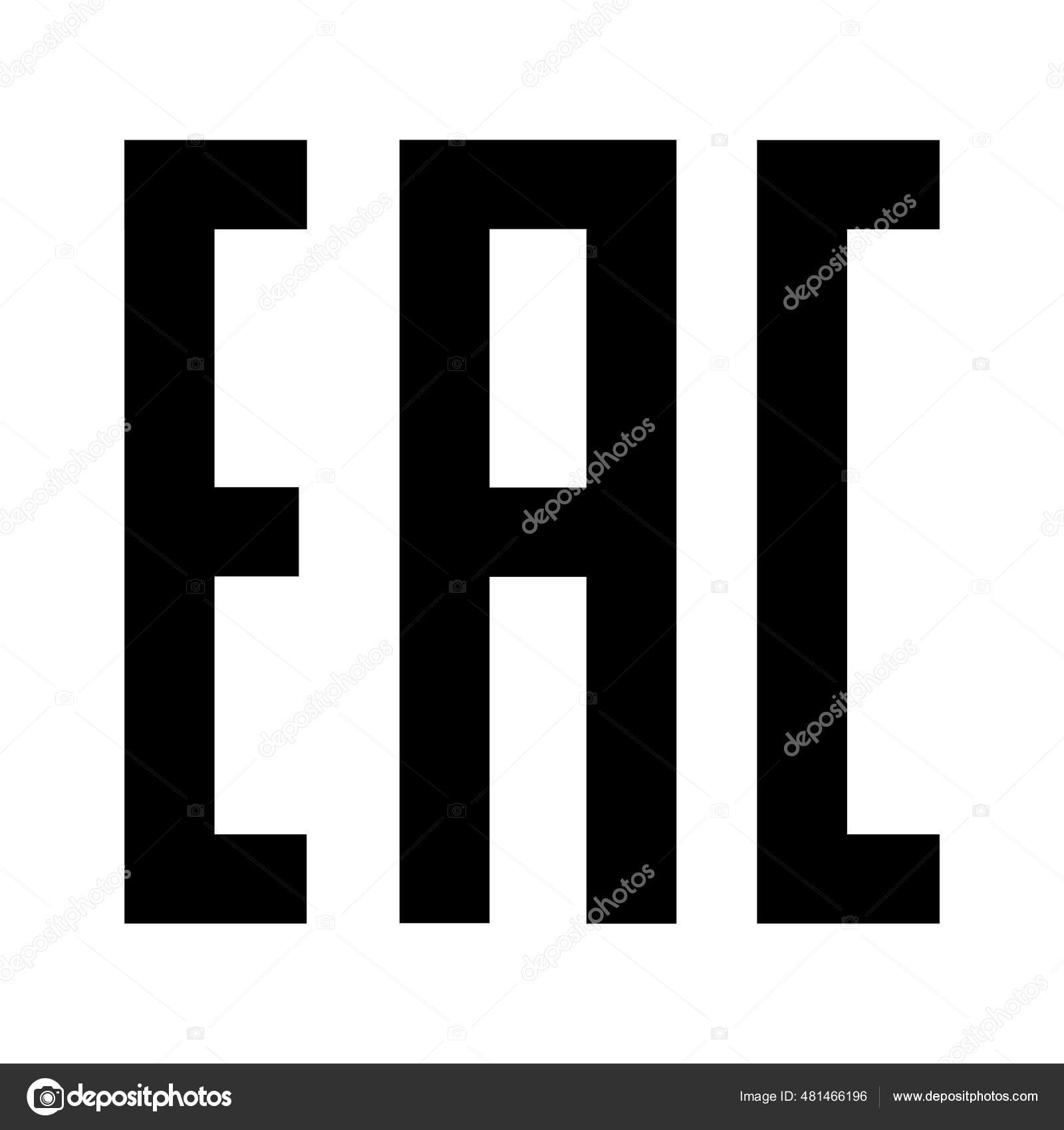 Eac Sign Vector Illustration Symbol Eurasian Conformity Mark Symbol Eac ...