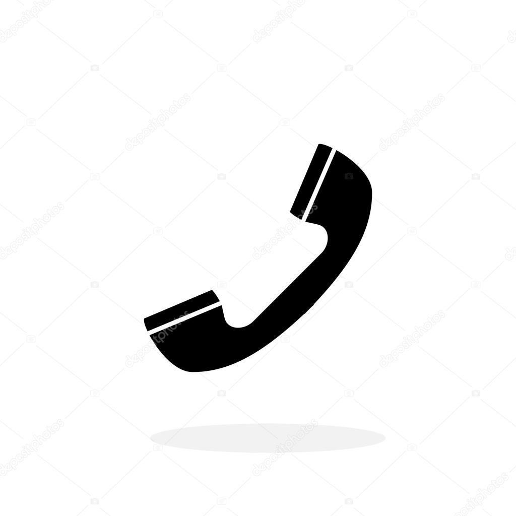 Telephone icon. Phone simple icon or logo for web, design, advertising ...