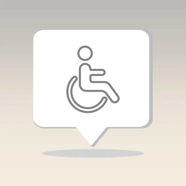 Disabled human icon Stock Vector by ©PPVector 120422222