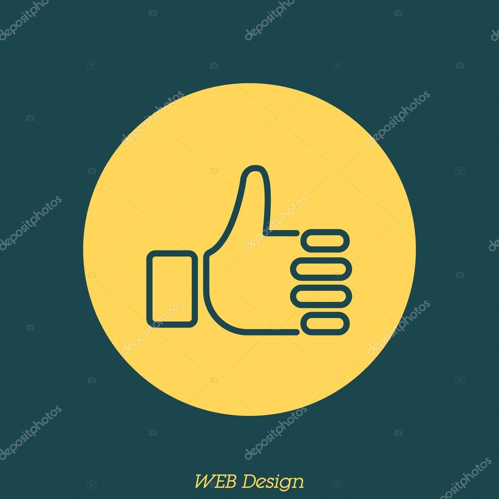 Thumb up, like icon Stock Vector Image by ©PPVector #120414008 Thumb up, like icon Stock Vector Image by ©PPVector #120414008